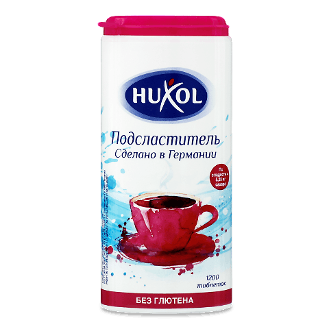 Замінник цукру Huxol 1200шт/уп – онлайн-супермаркет «Сільпо»