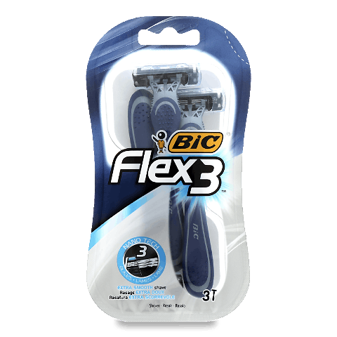 Бритва Bic Flex 3 Comfort 3шт/уп – онлайн-супермаркет «Сільпо»
