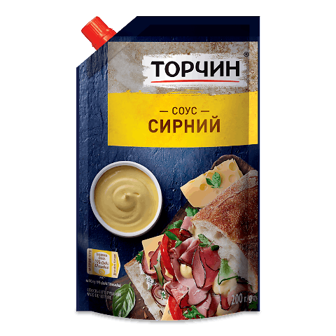 Соус «Торчин» сирний пастеризований 200г – онлайн-супермаркет «Сільпо»
