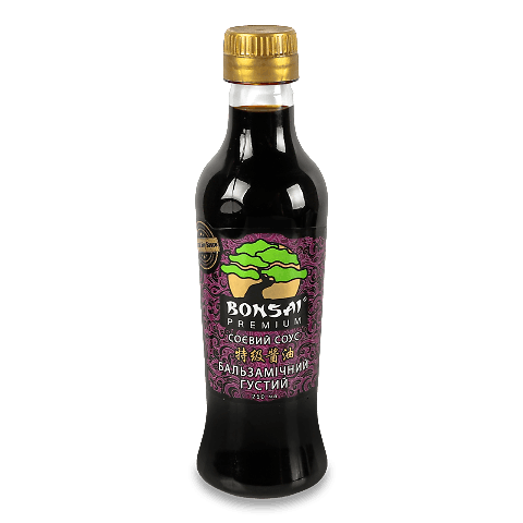 Соус соєвий Bonsai Premium бальзамічний 250мл – онлайн-супермаркет «Сільпо»