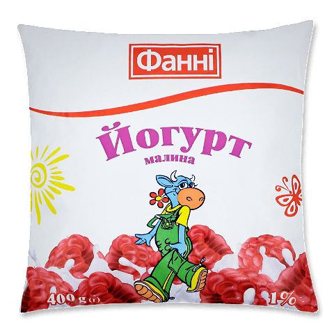 Йогурт «Фанні» малина питний 1% 0250012901790 | каталог БИОКС