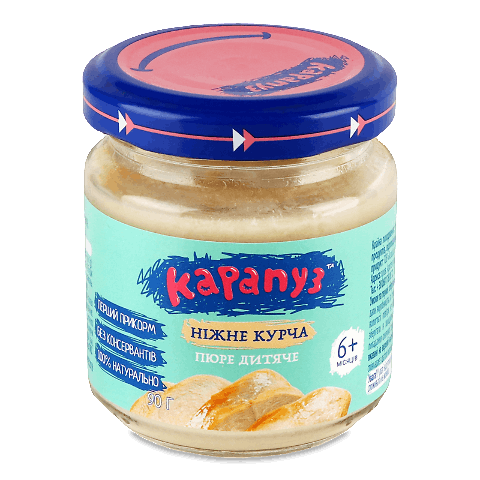 Пюре «Карапуз» з курки 90г – онлайн-супермаркет «Сільпо»