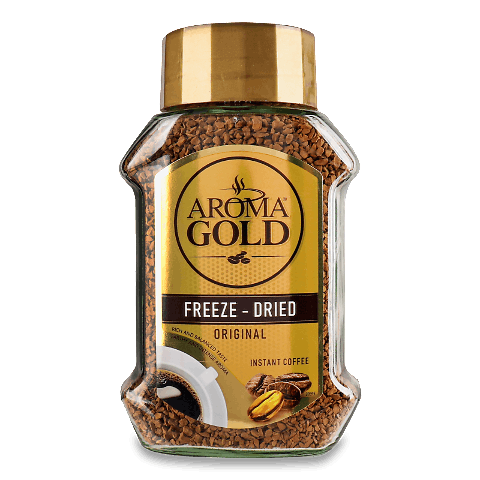 Кава Aroma Gold Classic розчинна В* 200г – онлайн-супермаркет «Сільпо»