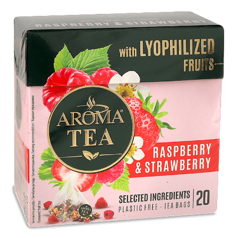 Чай чорний Aroma Tea з малиною і полуницею 20*2г/уп – онлайн ...