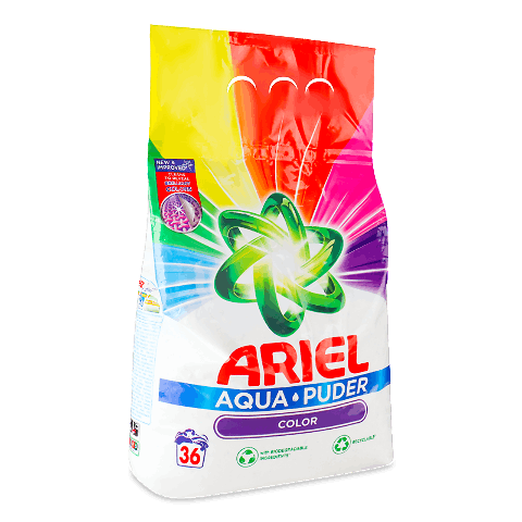 Порошок для прання Ariel Color «Аква-Пудра» автомат 2,34кг – онлайн ...
