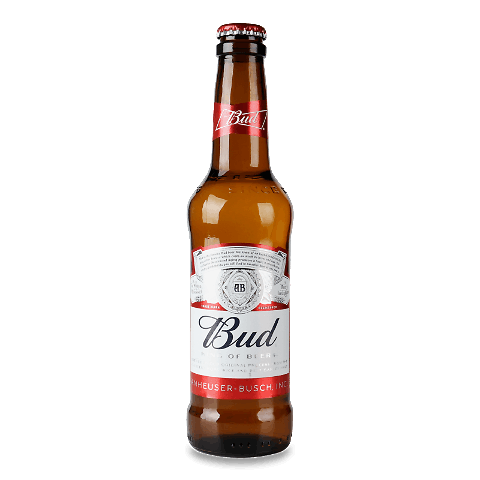 Пиво Bud свiтле 0,33л – онлайн-супермаркет «Сільпо»
