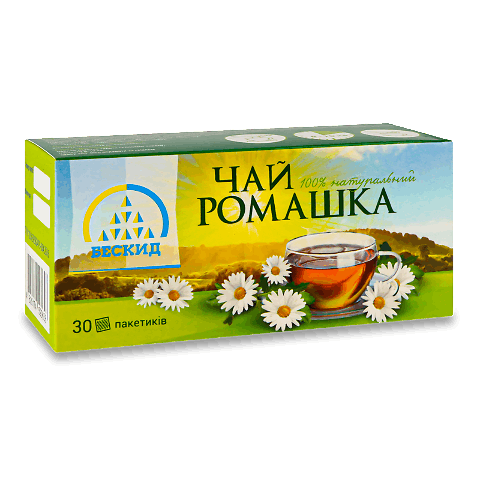Чай трав'яний «Бескид» «Ромашка» 30*1г – онлайн-супермаркет «Сільпо»