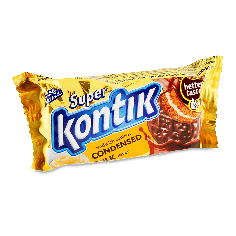 Печиво Konti Super Kontik зі смаком згущеного молока 90г – онлайн ...