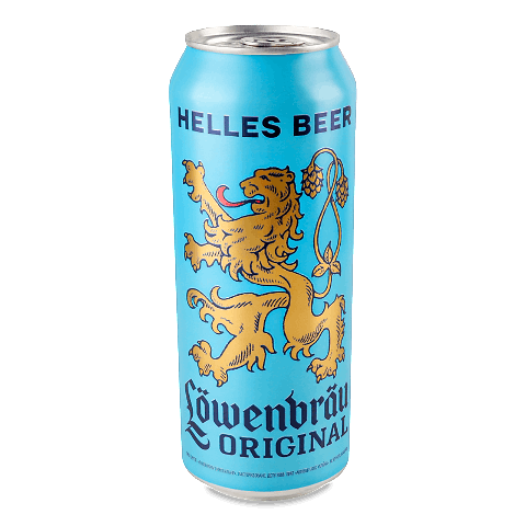 Пиво Lowenbrau Original світле 5,1% з/б 0,5л – онлайн-супермаркет «Сільпо»