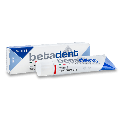 Паста зубна Betadent White 100мл – онлайн-супермаркет «Сільпо»
